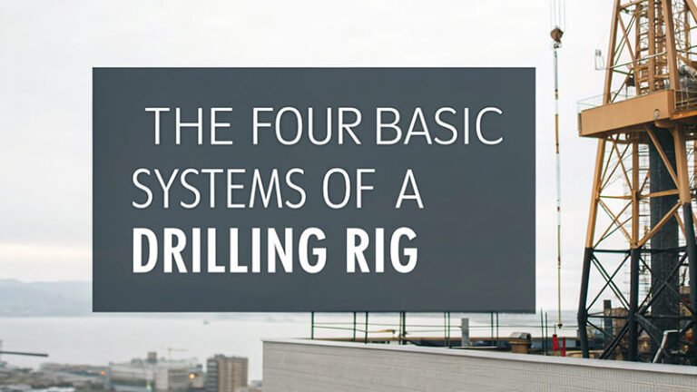 What Are the Four Basic Systems That a Drilling Rig Requires ...